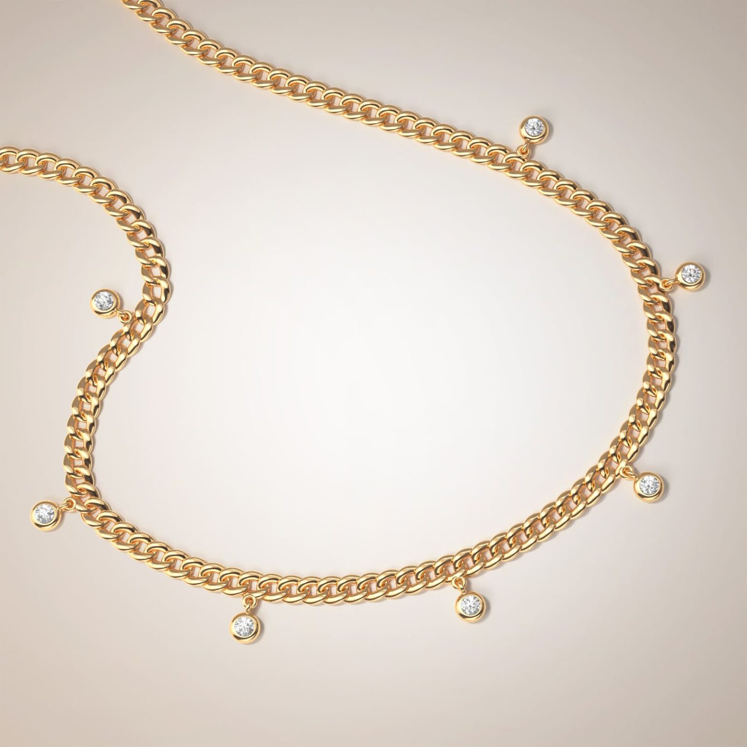 Diamond Chain Necklace