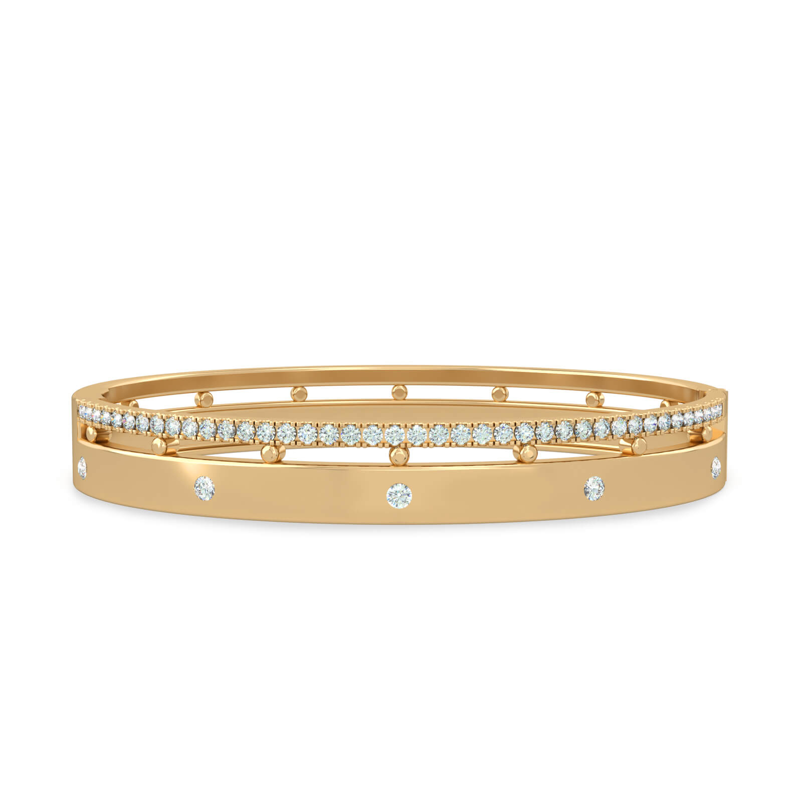 Luxury Diamond Bracelet - Rich & Bold 18K Gold
