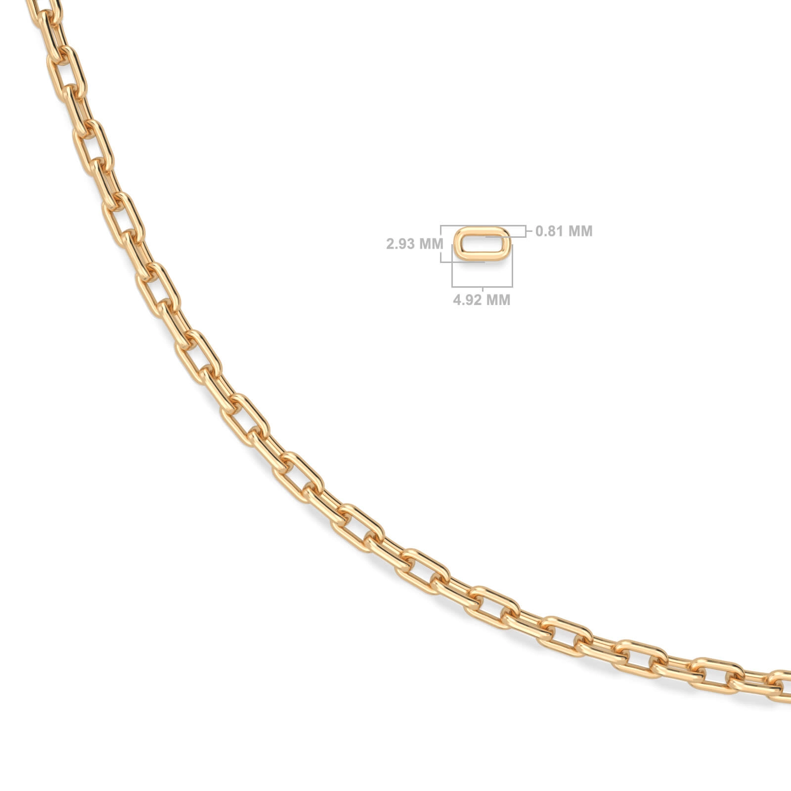 Classic Gold Chain - Canterburry Chain Necklace