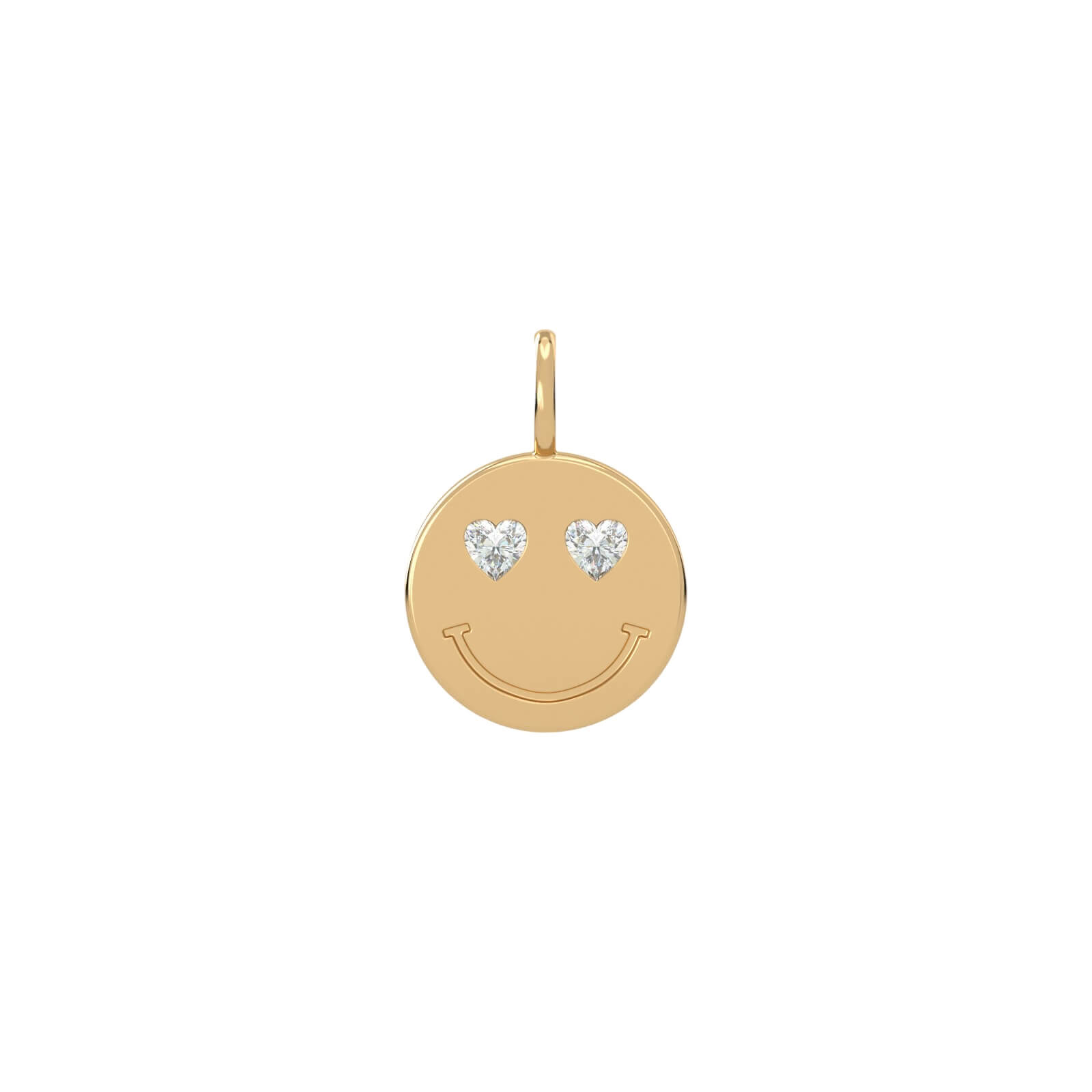 Diamond Smiley Charm - Smiley Charm