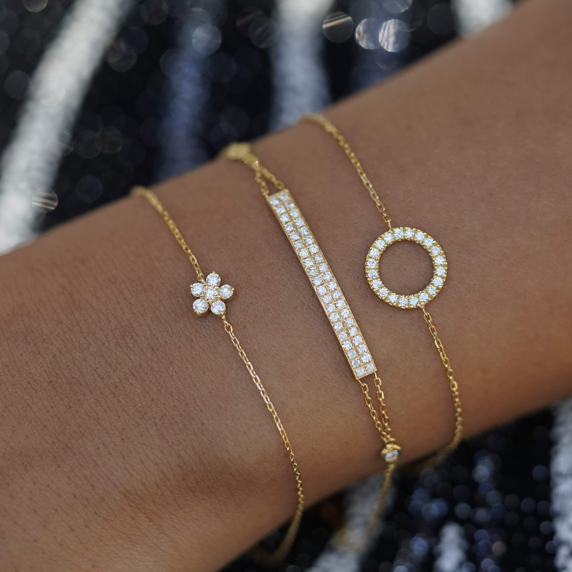 Gold Sun Bracelet - Bracelet Sun 18k Gold