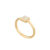 Square-Cut Diamond Ring - Elixir Time Square 18k Gold