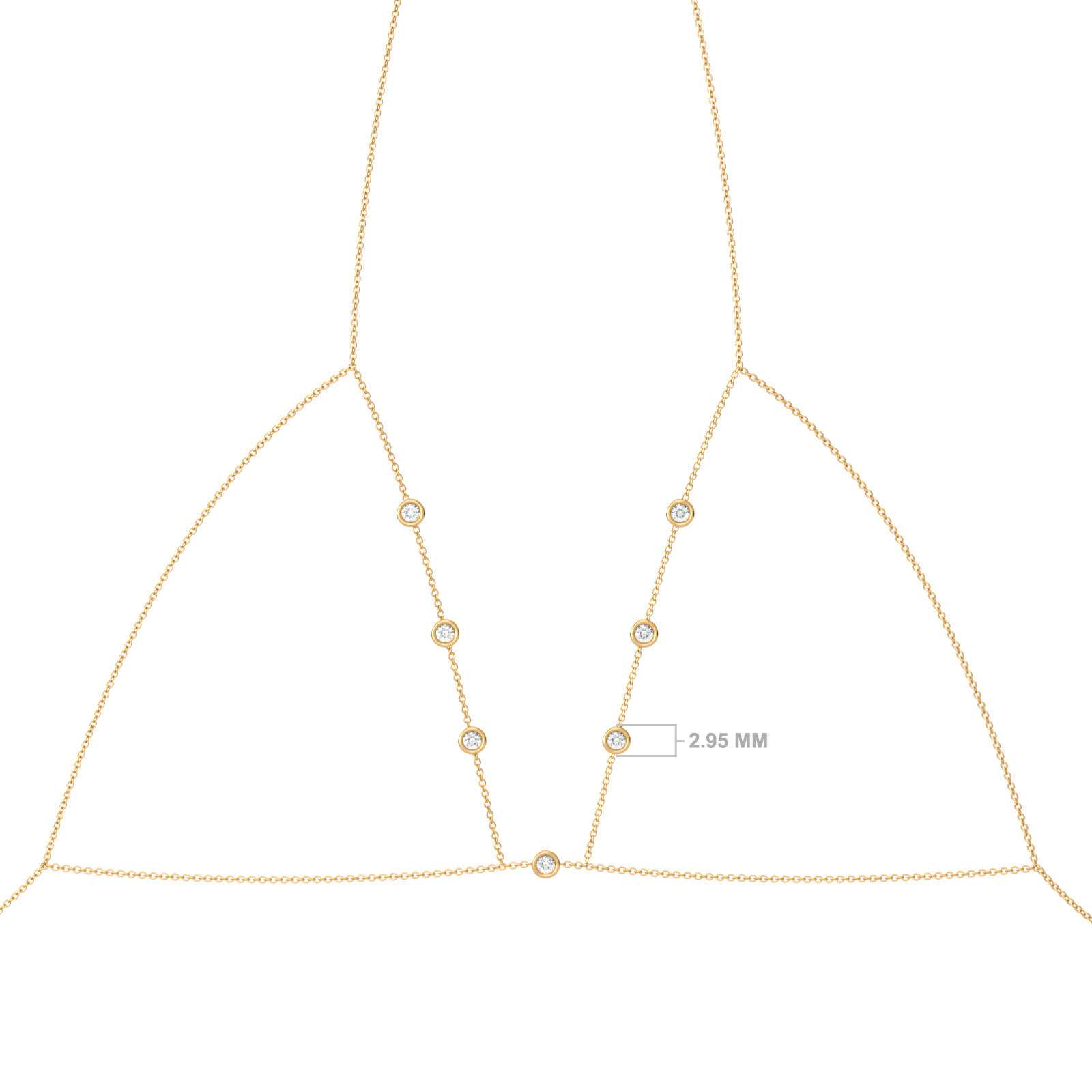 Diamond Body Chain - Bianca Body Chain