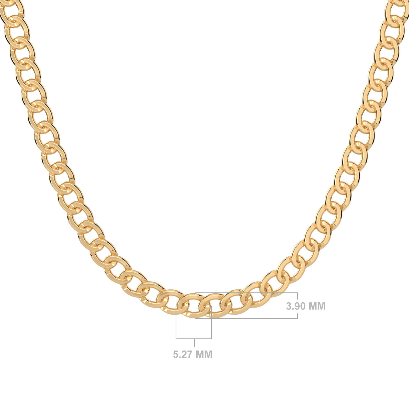 Classic Gold Necklace - Elegant 18K Gold Chain Necklace