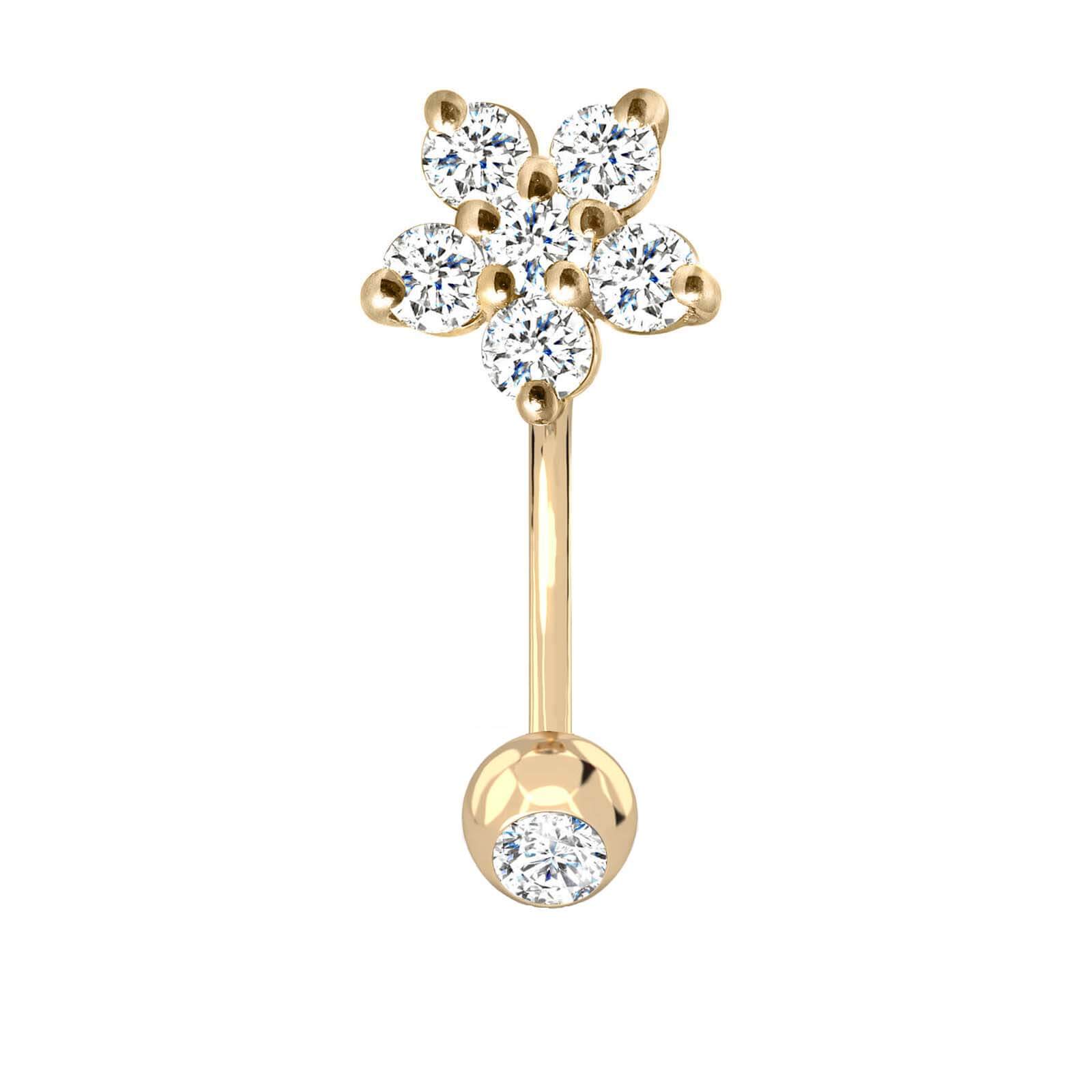 Fairy Flower Pure Belly Button | Aquae Jewels
