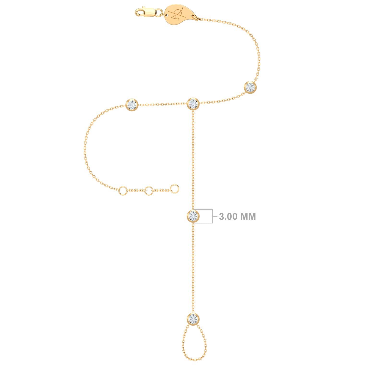 Gold Hand Chain - Classic Hand Chain