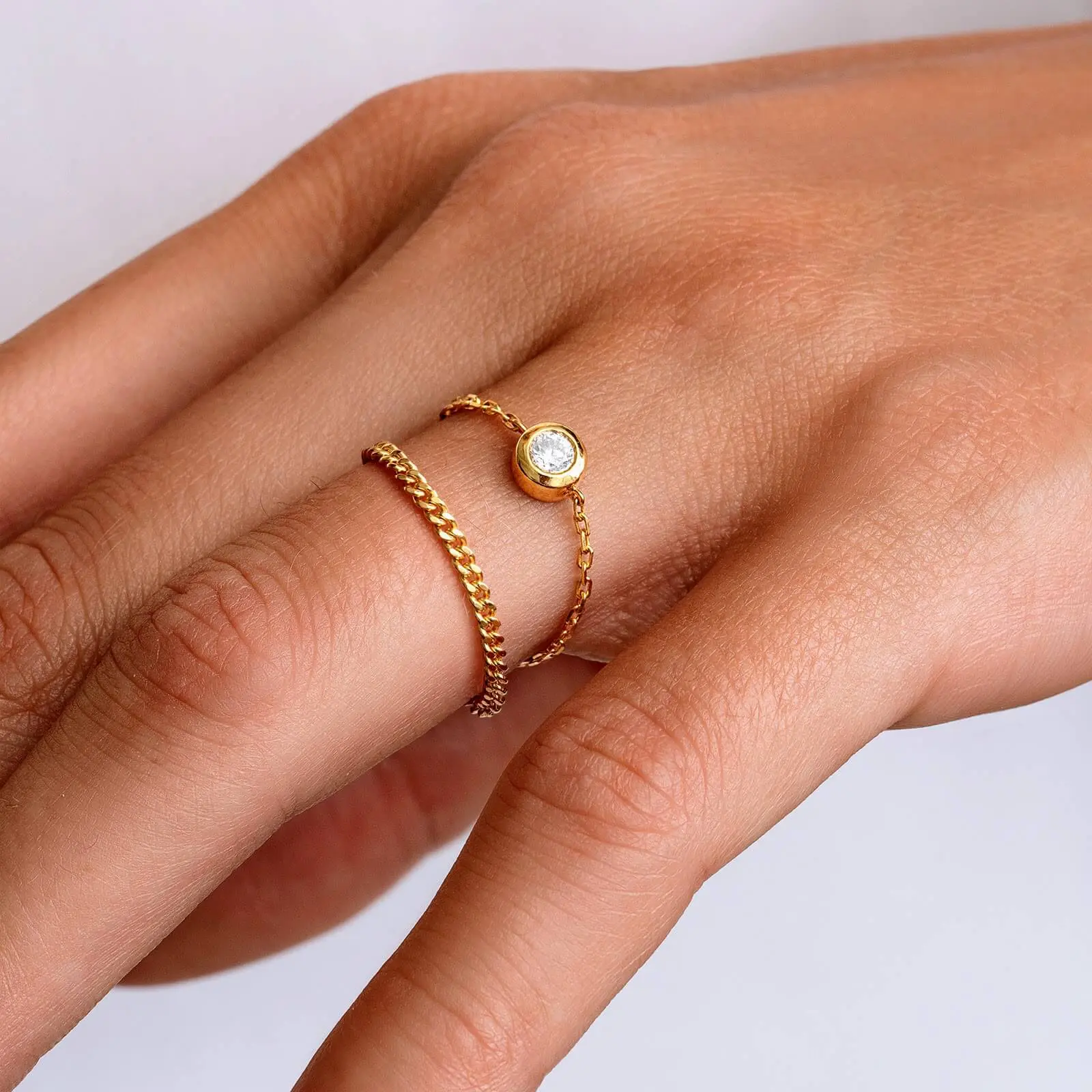 Essential Solitaire Chain Ring