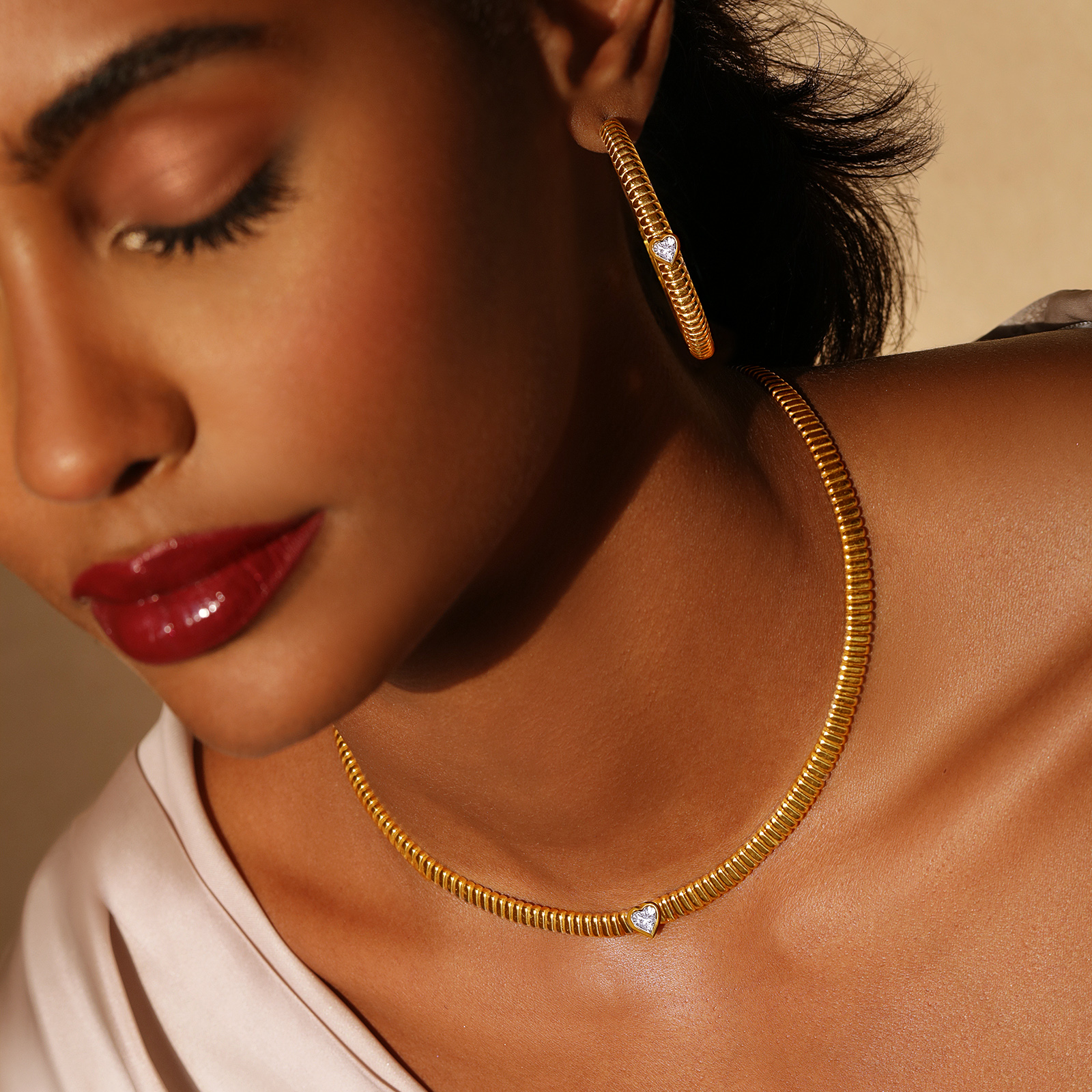 Hermes Heart Necklace