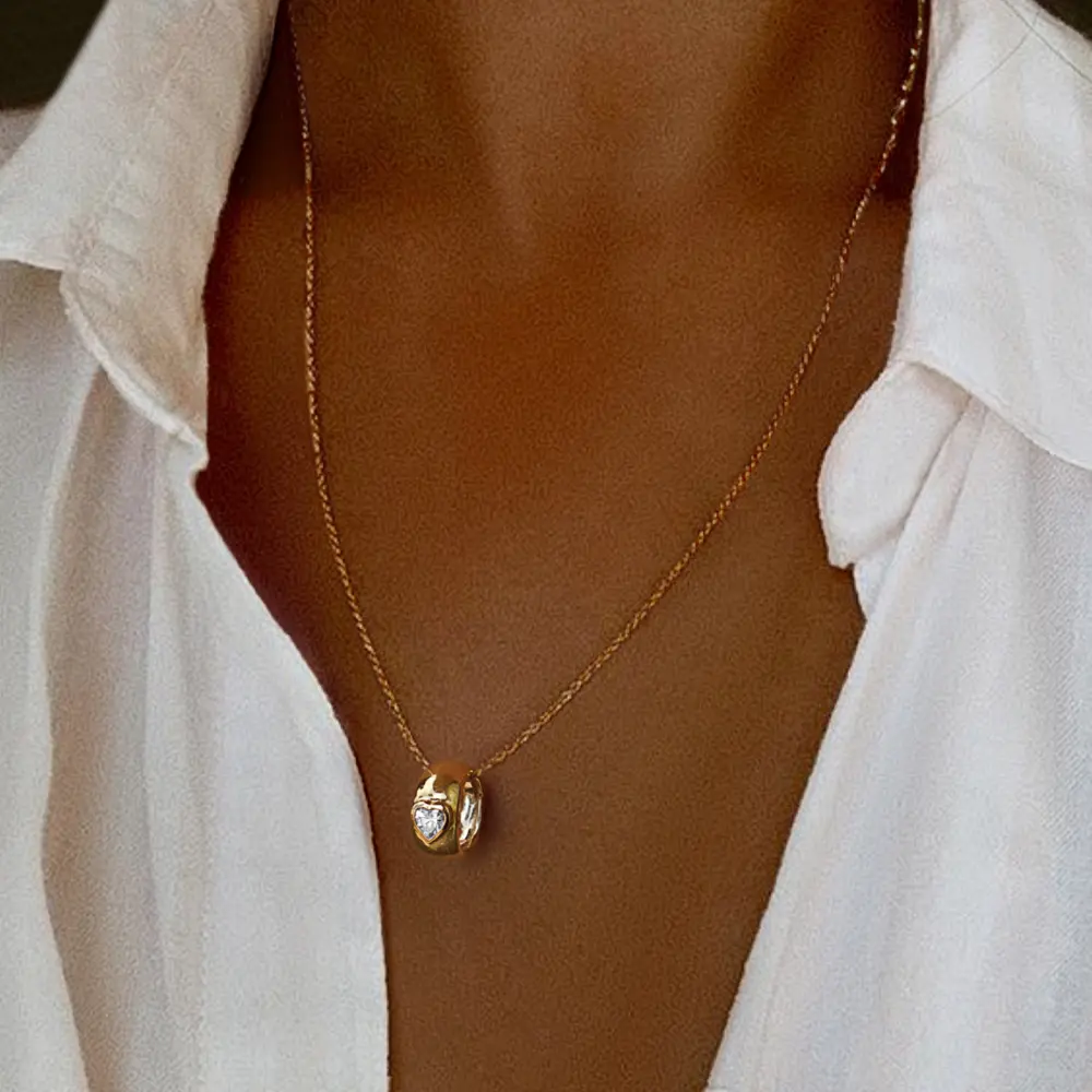 Hermes Essential Heart Necklace