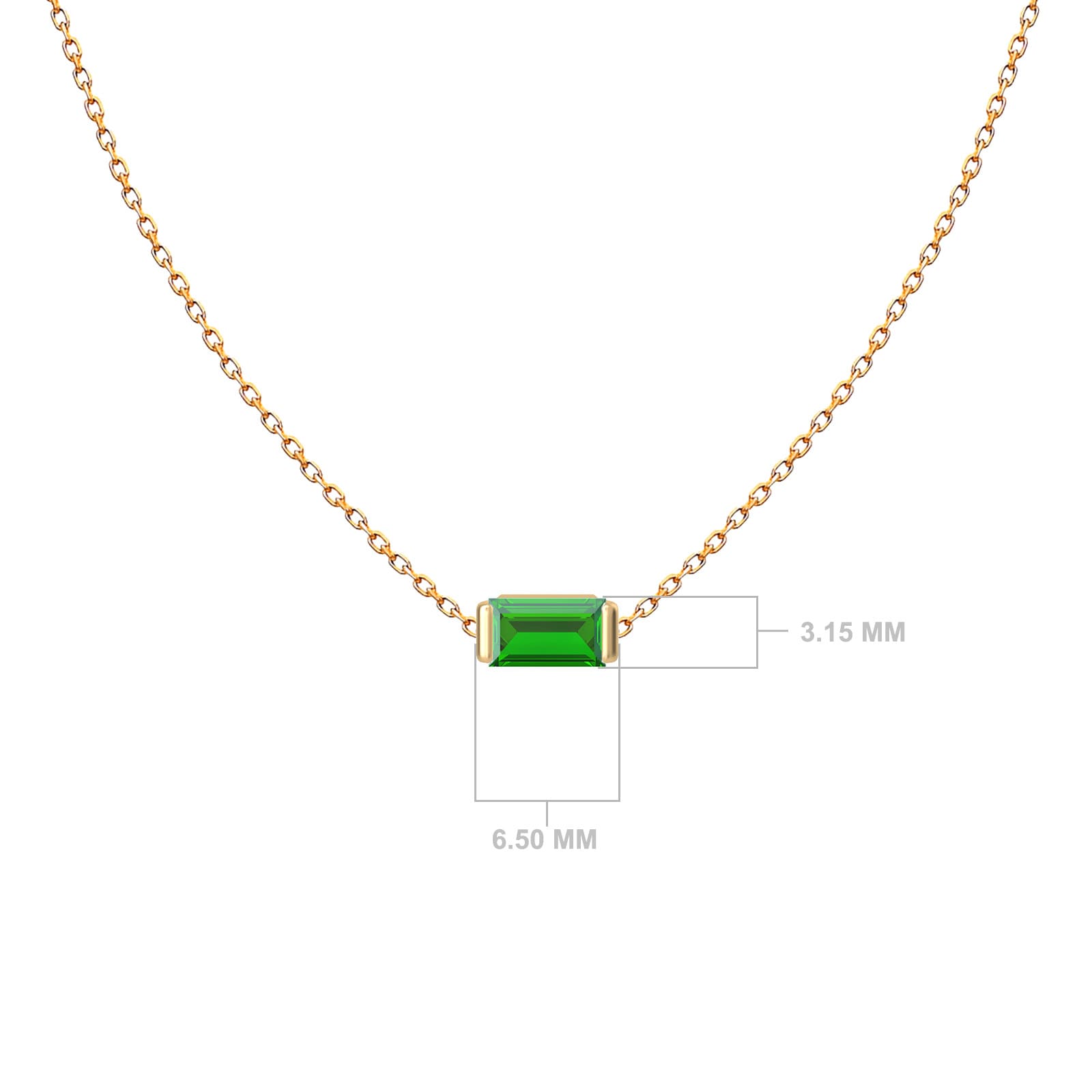 Azure Precious Stone Necklace